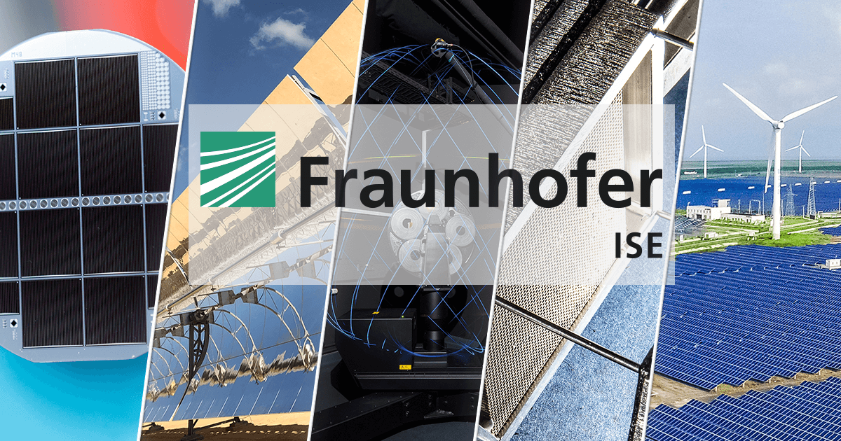 R&D for Energy Transition - Fraunhofer Institute for Solar Energy Systems ISE - Fraunhofer ISE